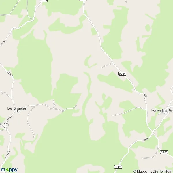 Plan Le Quartier : carte de Le Quartier, 21450 Oigny et infos pratiques