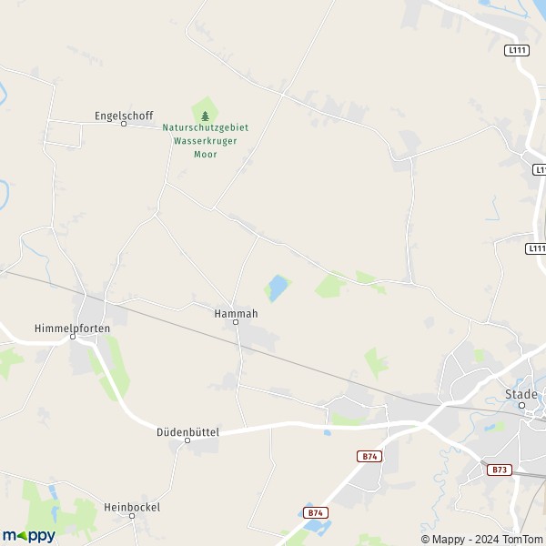 Plan Hammah : carte de Hammah (21714) et infos pratiques