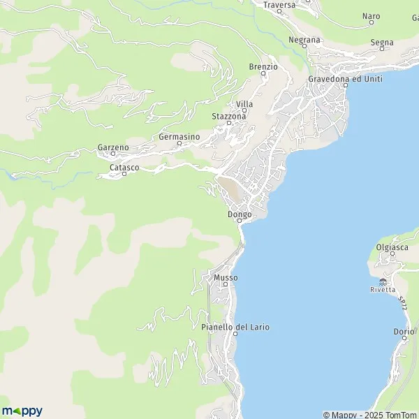 Plan Dongo : carte de Dongo (22014) et infos pratiques