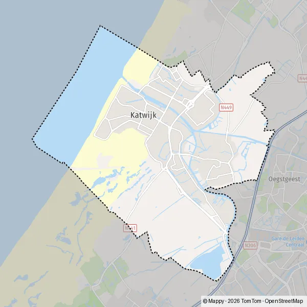 Plan Katwijk : carte de Katwijk (2221) et infos pratiques