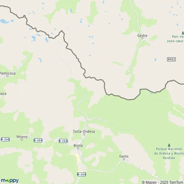 Plan Torla-Ordesa : carte de Torla-Ordesa (22376) et infos pratiques