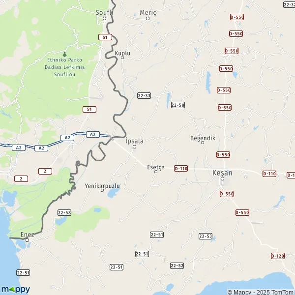 Plan İpsala : carte de İpsala (22400) et infos pratiques