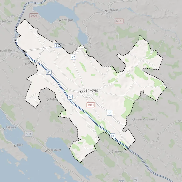 Plan Benkovac : carte de Benkovac (23210) et infos pratiques