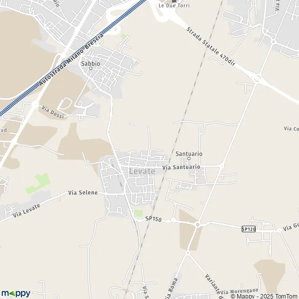 Plan Levate : carte de Levate (24040) et infos pratiques