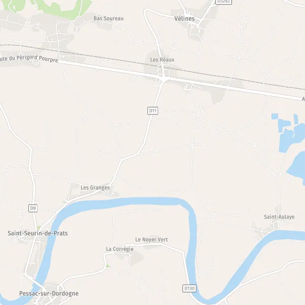 Plan Beauchamp : carte de Beauchamp, 24230 Vélines et infos pratiques