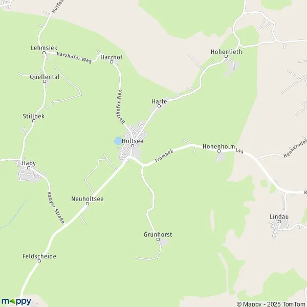 Plan Holtsee : carte de Holtsee (24361) et infos pratiques