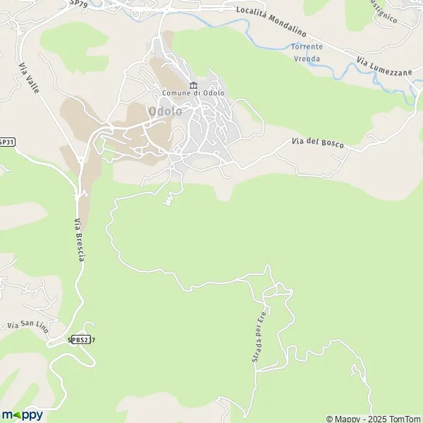 Plan Odolo : carte de Odolo (25076) et infos pratiques