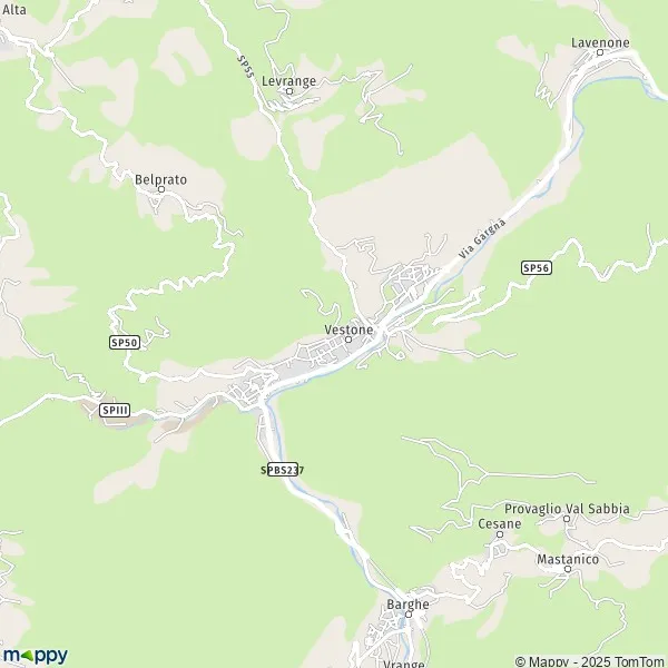 Plan Vestone : carte de Vestone (25078) et infos pratiques