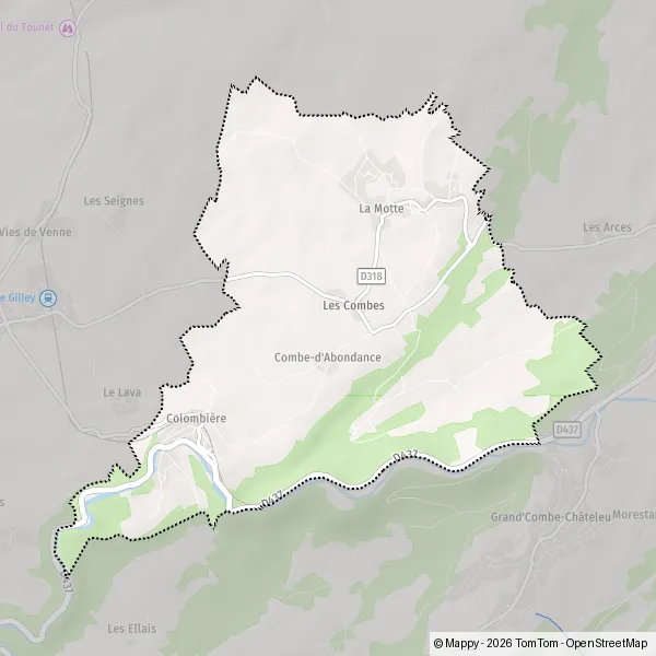 Plan Les Combes : carte de Les Combes (25500) et infos pratiques