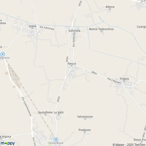 Plan Fiesco : carte de Fiesco (26010) et infos pratiques