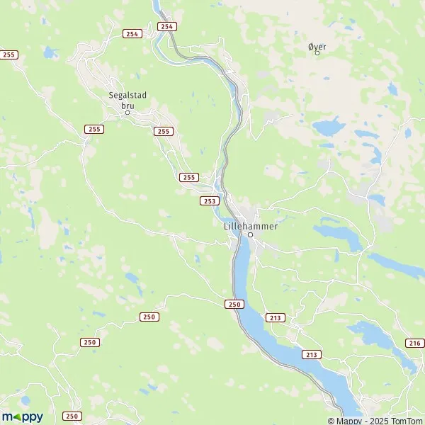 Plan Lillehammer : carte de Lillehammer (2608) et infos pratiques
