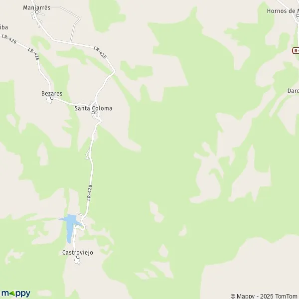 Plan Santa Coloma : carte de Santa Coloma (26315) et infos pratiques