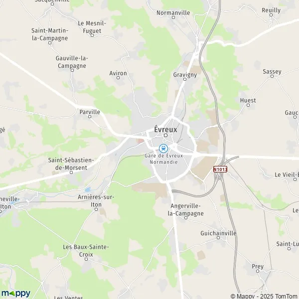 Plan Centre Commercial Cora Evreux : carte de Centre Commercial Cora ...