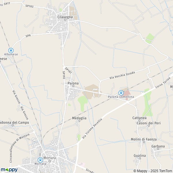 Plan Parona : carte de Parona (27020) et infos pratiques