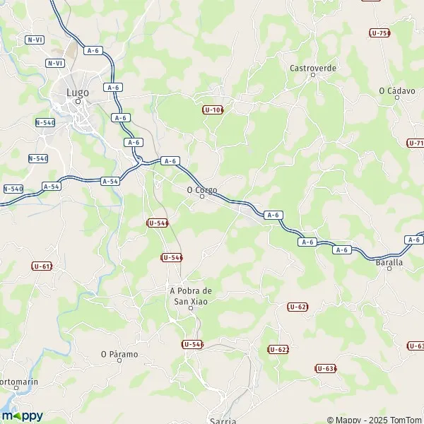 Plan O Corgo : carte de O Corgo (27145) et infos pratiques