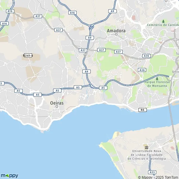 Plan Barcarena : carte de Barcarena (2730) et infos pratiques