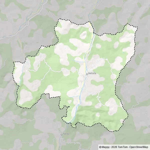 Plan Bettola : carte de Bettola (29021) et infos pratiques