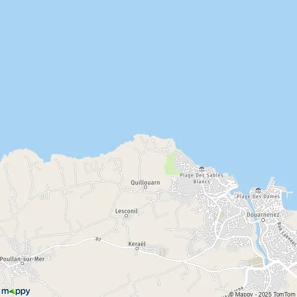 Plan Leydé : carte de Leydé, 29100 Douarnenez et infos pratiques