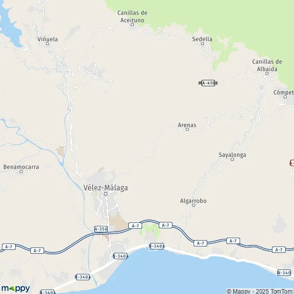 Plan Arenas : carte de Arenas (29700) et infos pratiques