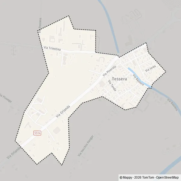 Plan Tessera : carte de Tessera, 30173 Venise et infos pratiques