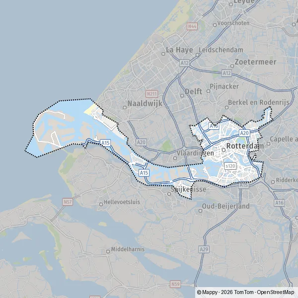 Plan Rotterdam-Noord : carte de Rotterdam-Noord (Quartier), 3037 ...