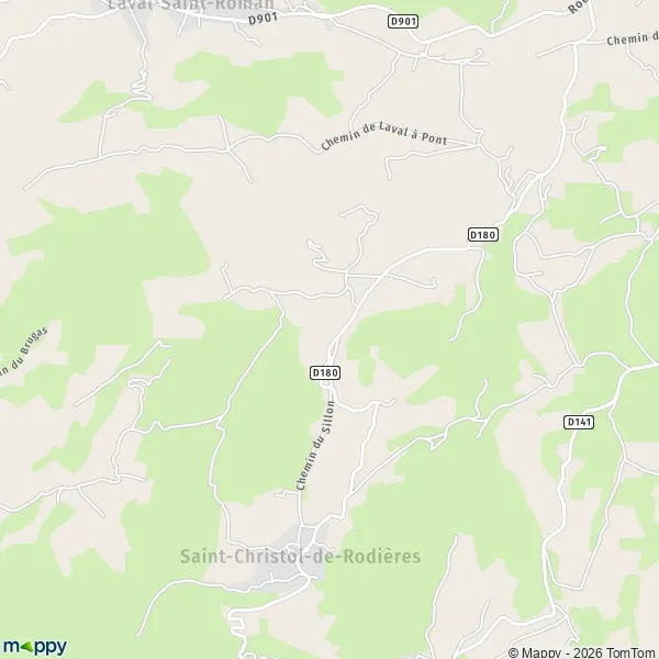 Plan Le Rieu : carte de Le Rieu, 30760 Saint-Christol-de-Rodières et infos pratiques