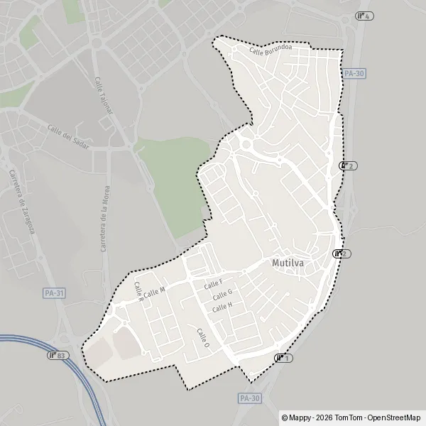Plan Mutilva : carte de Mutilva (31192) et infos pratiques
