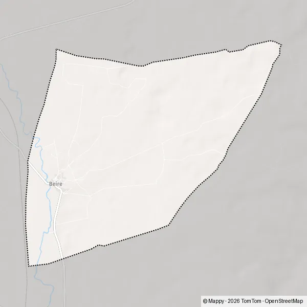 La carte pour la ville de 31393-31496 Beire