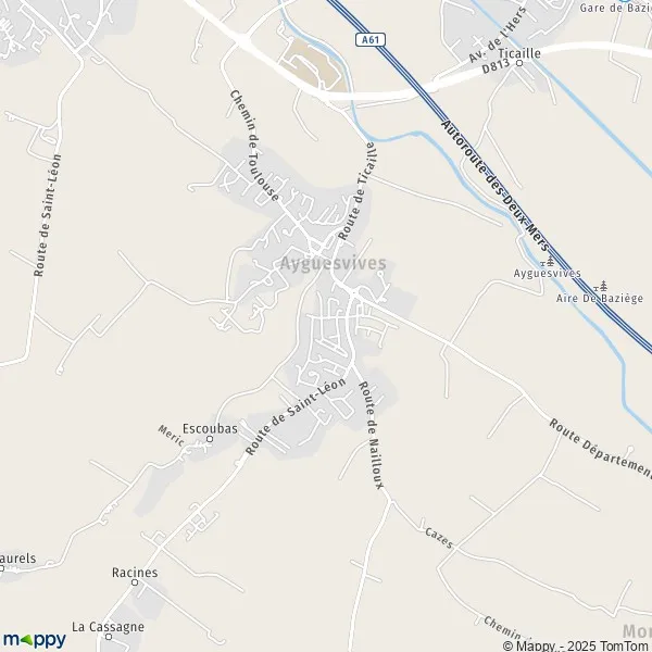 Plan Les Pyrénées : carte de Les Pyrénées, 31450 Ayguesvives et infos ...