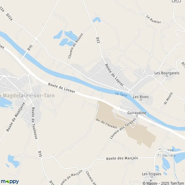 Plan Ménot : carte de Ménot, 31660 Bessières et infos pratiques