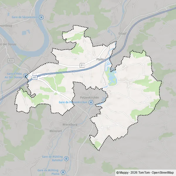 La carte pour la ville de Bergland 3244-3374
