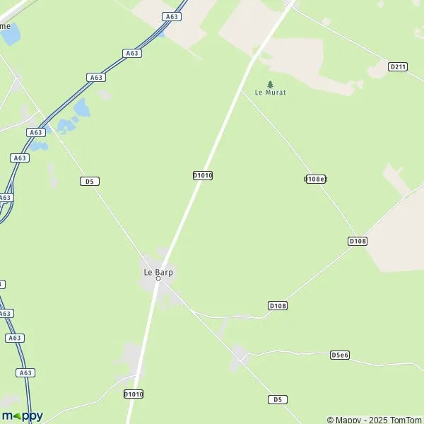 Plan Le Barp : carte de Le Barp (33114) et infos pratiques