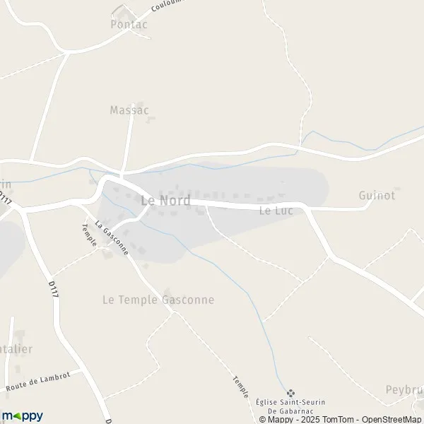 Plan Le Nord : carte de Le Nord, 33410 Loupiac et infos pratiques