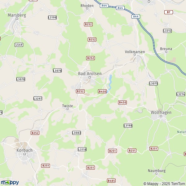 Bad Arolsen Maps