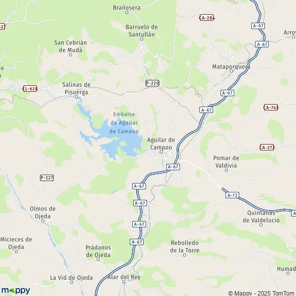 Plan Aguilar de Campoo : carte de Aguilar de Campoo (34486) et infos ...