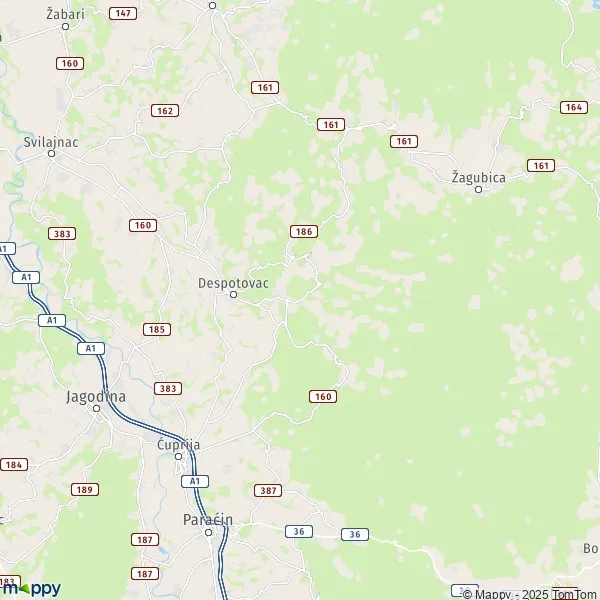 Plan Despotovac : carte de Despotovac (35212) et infos pratiques