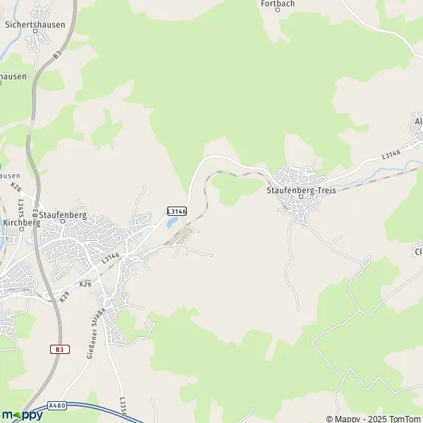 Plan Staufenberg : carte de Staufenberg (35460) et infos pratiques