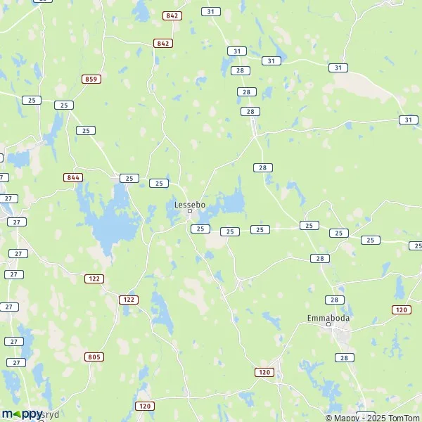 Plan Lessebo : carte de Lessebo (36191) et infos pratiques