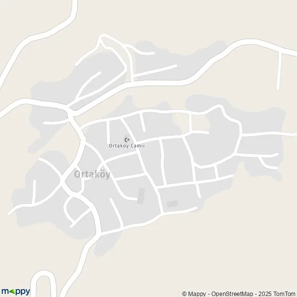 Plan Ortaköy : carte de Ortaköy (36700) et infos pratiques