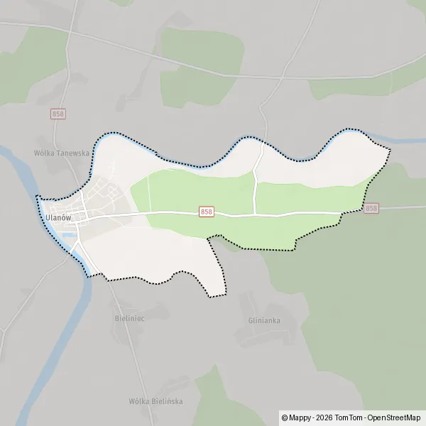 Plan Ulanów : carte de Ulanów (37-410) et infos pratiques
