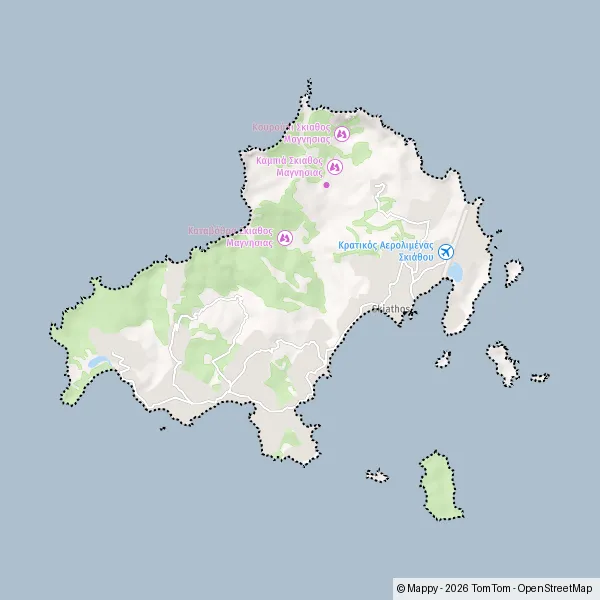 Plan Skiathos : carte de Skiathos (370 02) et infos pratiques