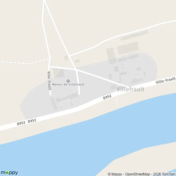 Plan Villefrault : carte de Villefrault, 37530 Nazelles-Négron et infos ...