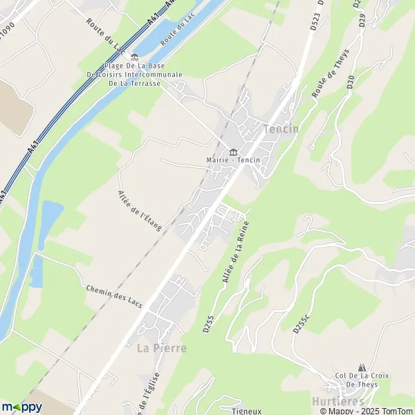 Plan Cité : carte de Cité, 38570 Tencin et infos pratiques