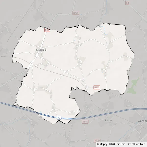 Plan Gingelom : carte de Gingelom (3890) et infos pratiques