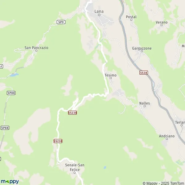 Plan Tesimo : carte de Tesimo (39010) et infos pratiques