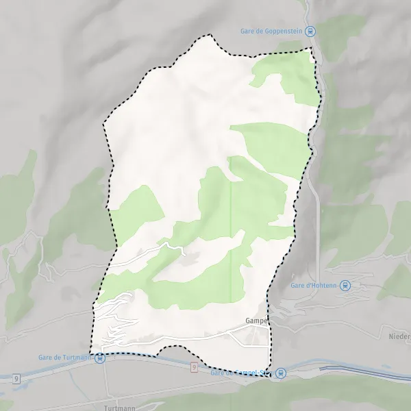 Plan Gampel-Bratsch : carte de Gampel-Bratsch (3916) et infos pratiques