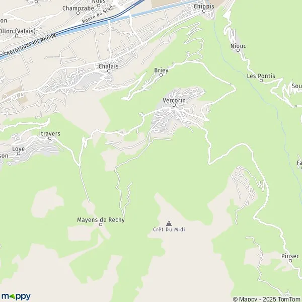 Plan Chalais : carte de Chalais (3965) et infos pratiques