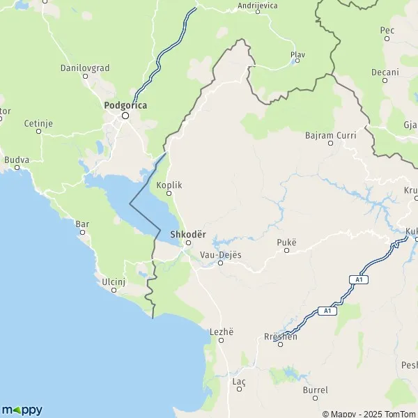 Plan Shkodër : carte de Shkodër (4001) et infos pratiques