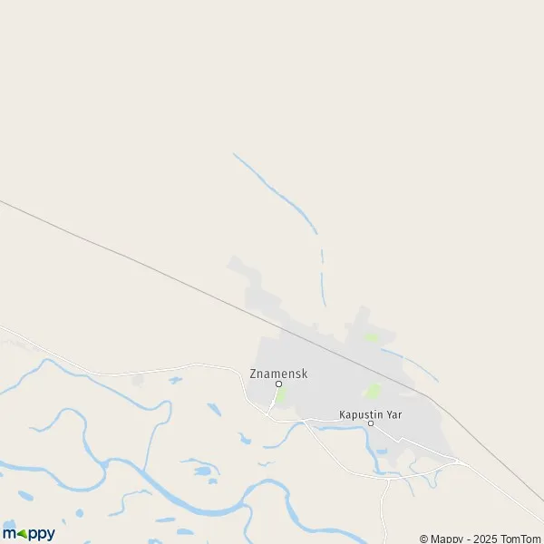 Plan Znamensk : carte de Znamensk (416540) et infos pratiques