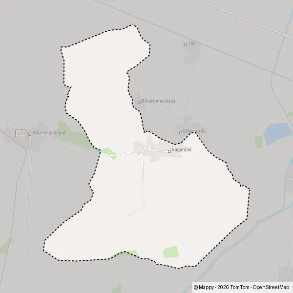 Plan Nagyrábé : carte de Nagyrábé (4173) et infos pratiques